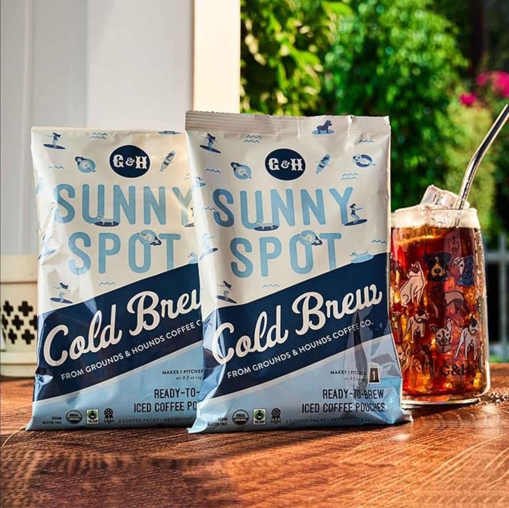 Grounds & Hounds Coffee Co. Sunny Spot Cold Brew Coffee Pouches｜紐約心田 ...